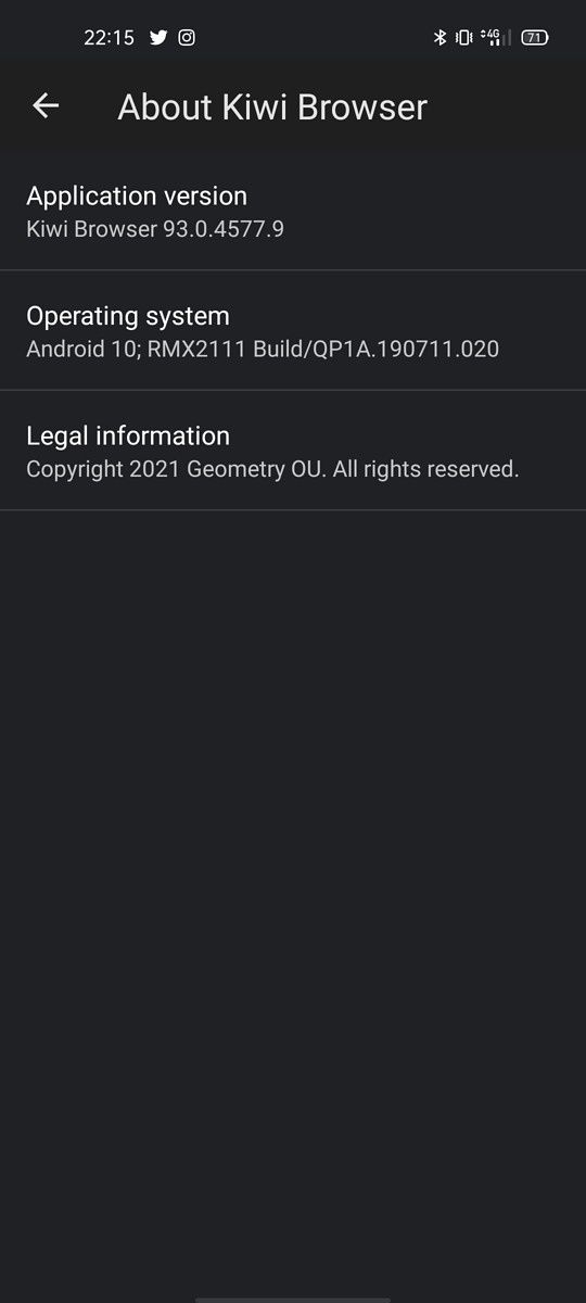 Kiwi Browser preps automatically updating to the latest Chromium version