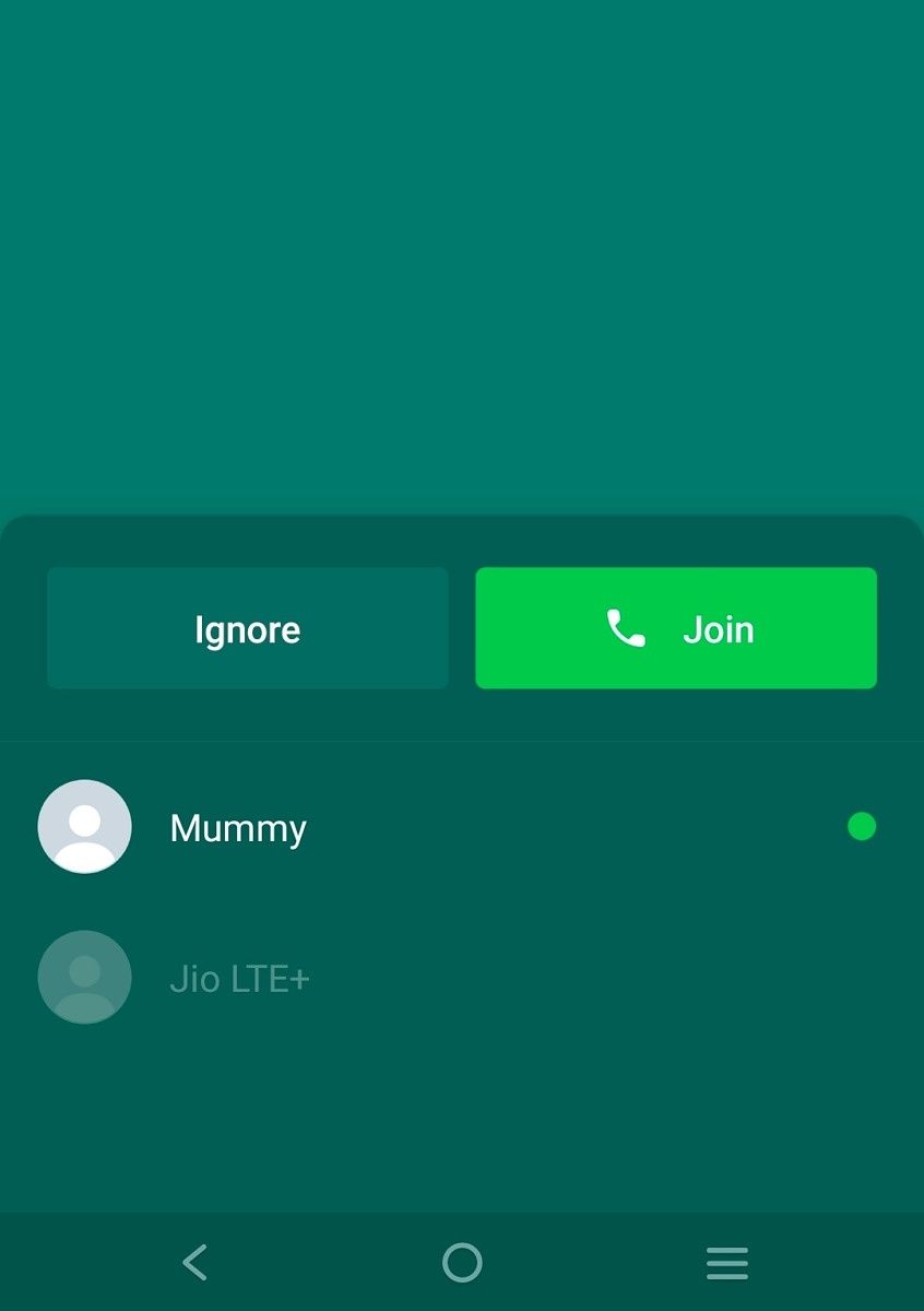 WhatsApp now lets you join group calls that already started