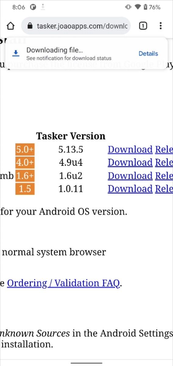 Chrome for Android tests new downloads panel and bookmarks UI