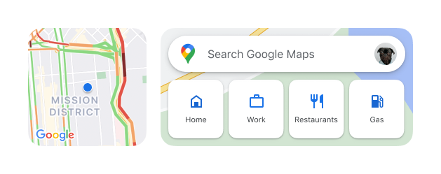 Google Maps for iOS adds helpful homescreen widgets and a dark mode
