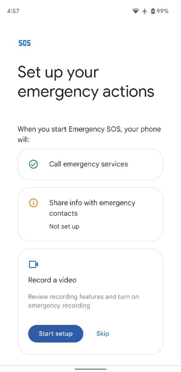 Personal Safety app lets Pixel users record video with an emergency SOS