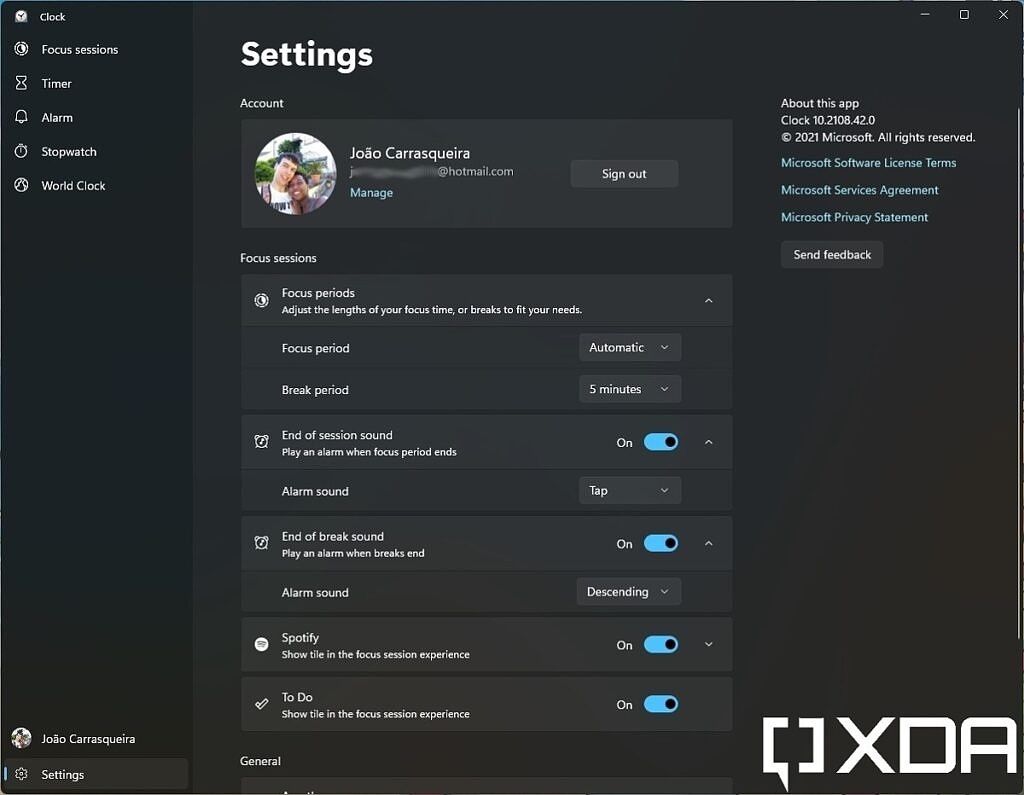 Windows 11 deep dive: Clock with Focus Sessions
