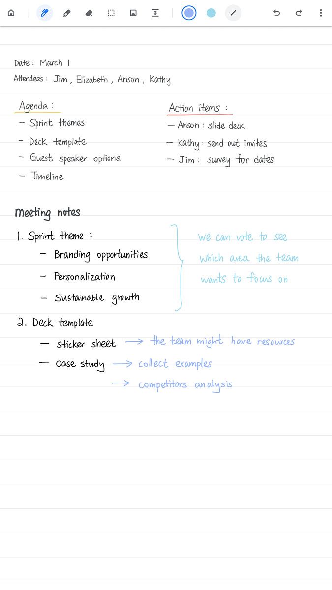 Google's note taking web app, Cursive, can be used on any Chromebook