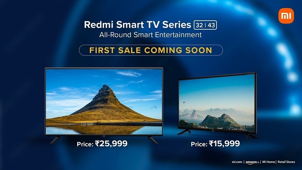Redmi Smart TV 32 and Redmi Smart TV 43 launched in India