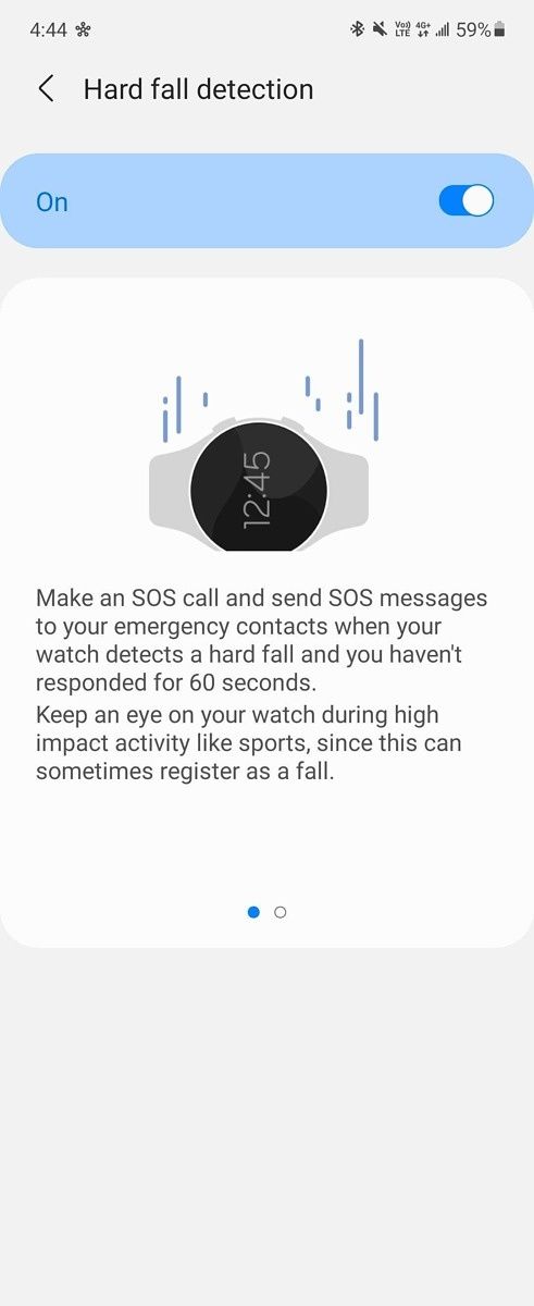 Do the Samsung Galaxy Watch 4, Watch 4 Classic have fall detection?