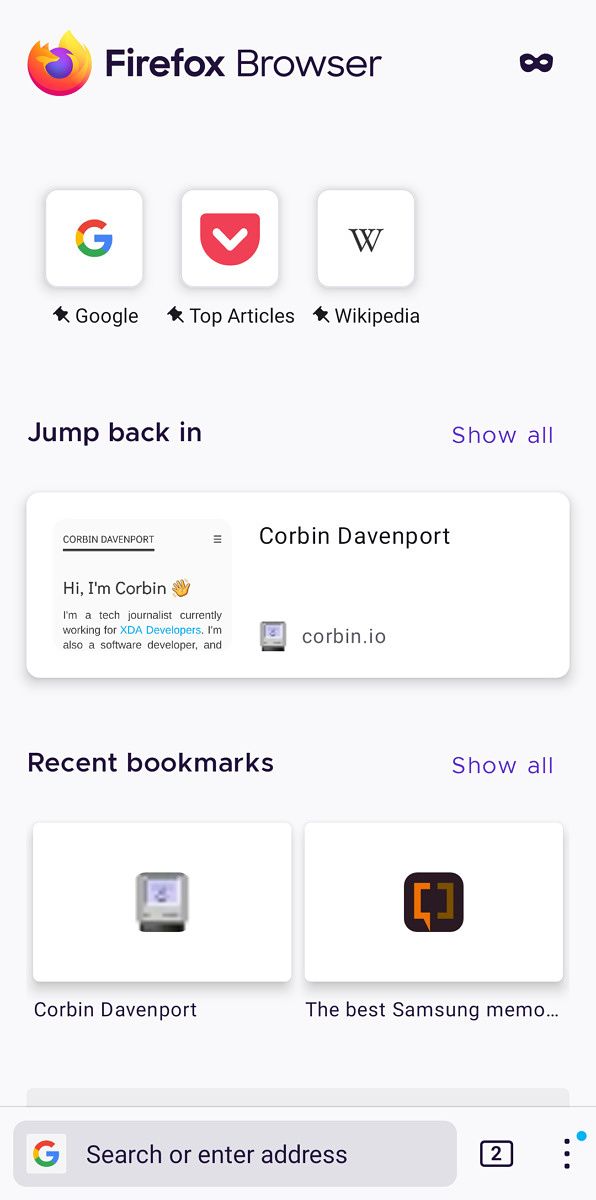 Firefox 94 starts rolling out with new homepage on iOS and Android