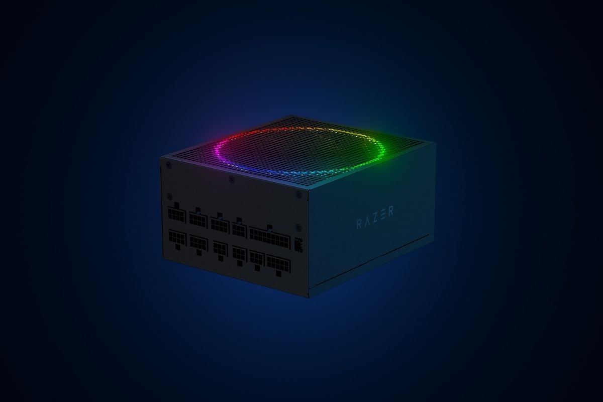 Razer’s new line of PC components include fans, liquid coolers, and PSUs