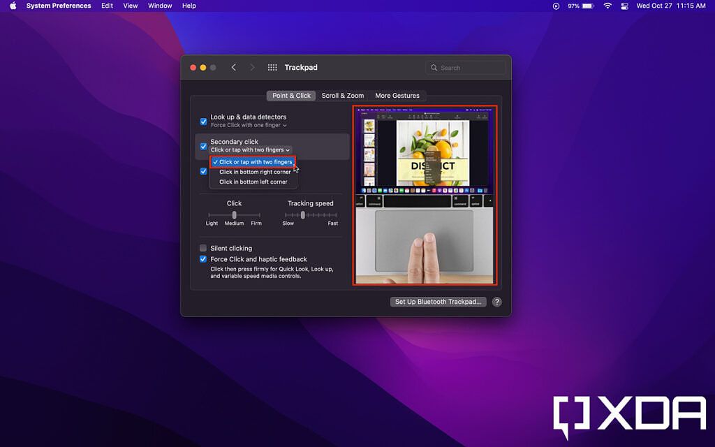How to right-click on an Apple Mac
