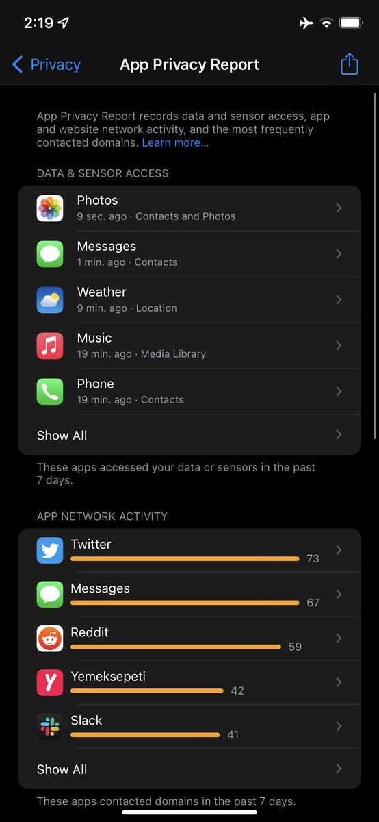 iOS 15.2 beta introduces App Privacy Report, Communication Safety ...