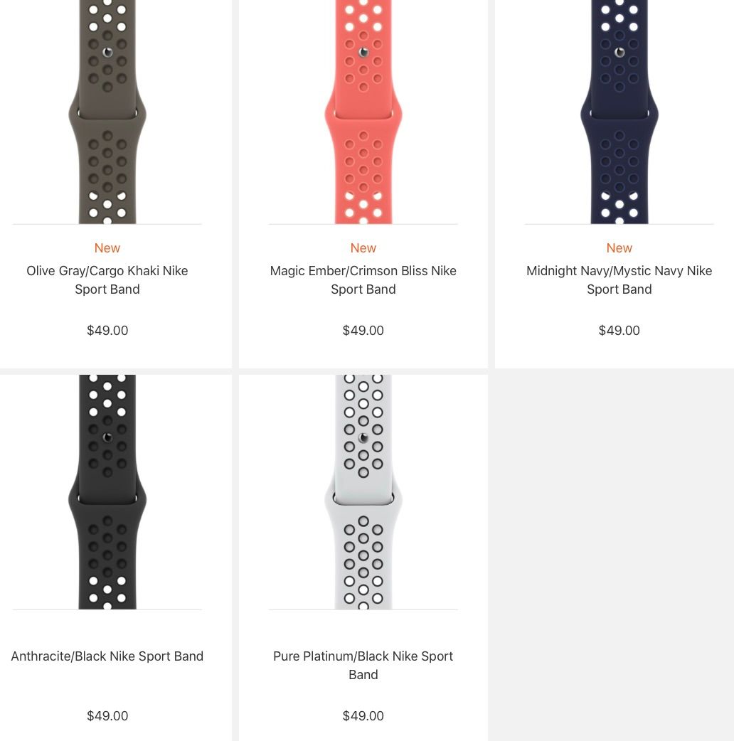 Apple Watch Series 7: Here are all the Colors and Official Band Options