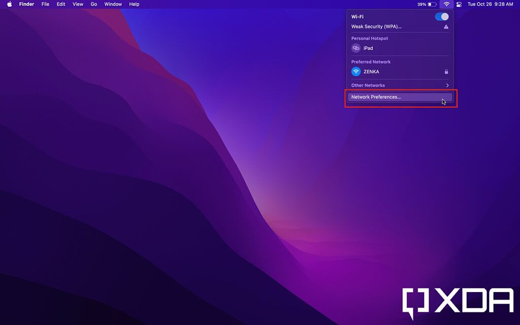 How to forget a Wi-Fi network on an Apple Mac