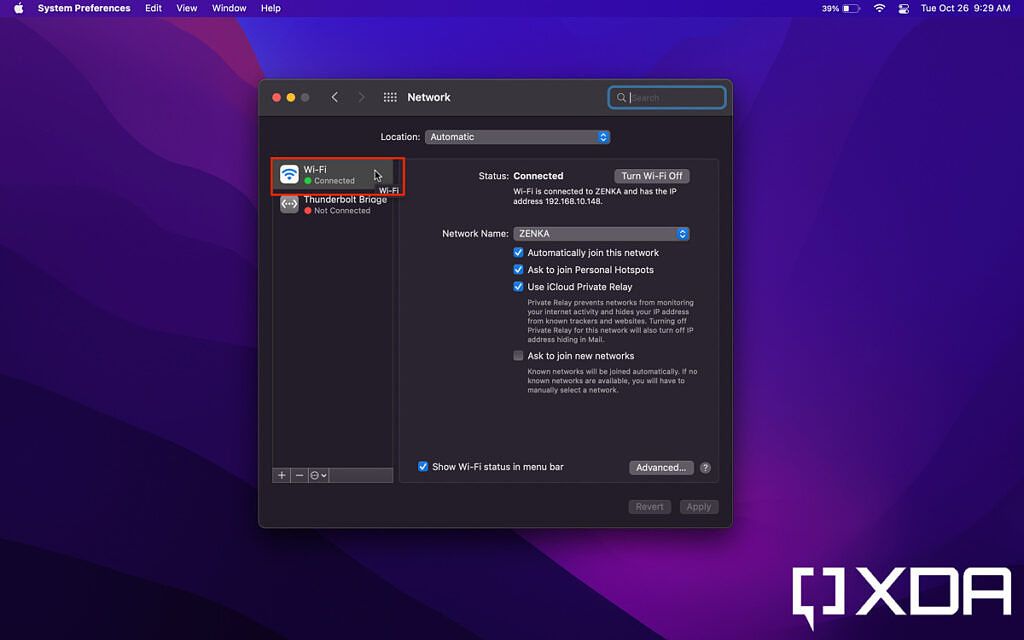 How to forget a Wi-Fi network on an Apple Mac