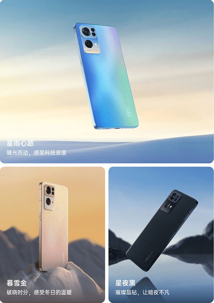 Leaked renders of the Reno 7 series surface ahead of the official launch