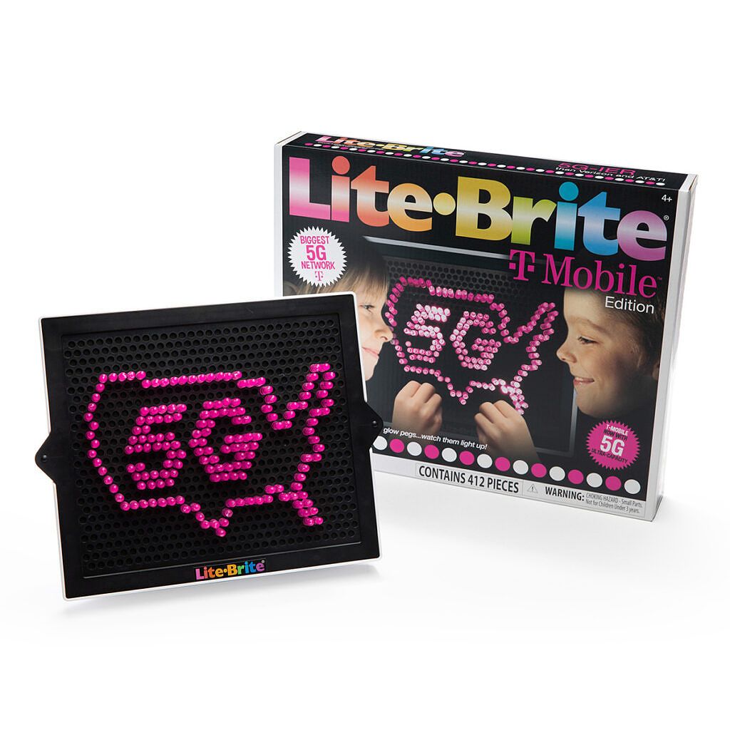 T-Mobile is offering a limited edition Lite-Brite to celebrate 5G Ultra ...