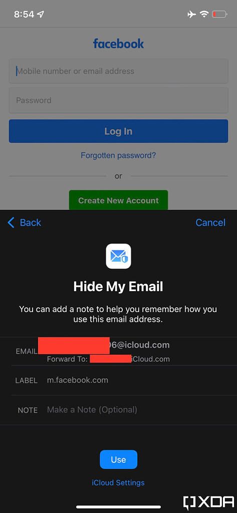 How to use the Hide My Email feature on iOS