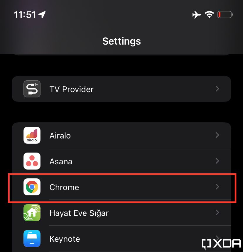 How to change the default web browser on an Apple iPhone