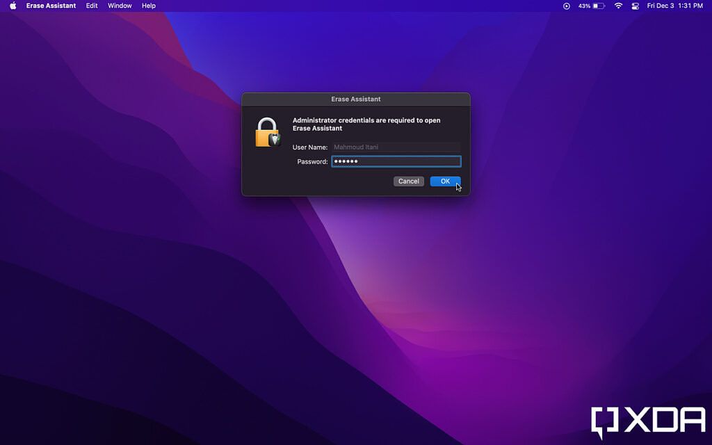 How to erase all content and settings on macOS Monterey or later