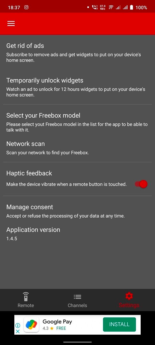Freebox Remote is an unofficial remote control app for your Android TV