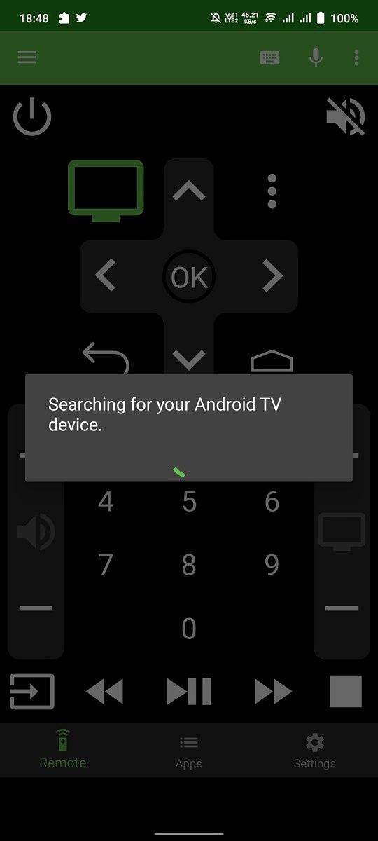 "Android TV Remote" is an unofficial remote app for your Android TV