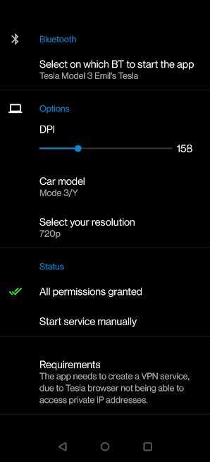 This app lets you run Android Auto on a Tesla over the browser