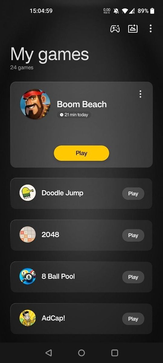 OnePlus Games gets a small UI refresh, preps "Smart resolution" feature