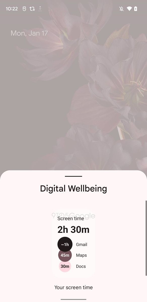 Google preps new "Your screen time" Digital Wellbeing widget