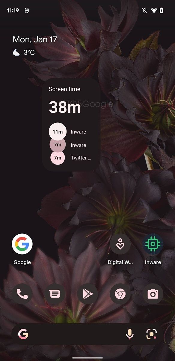 Google preps new "Your screen time" Digital Wellbeing widget