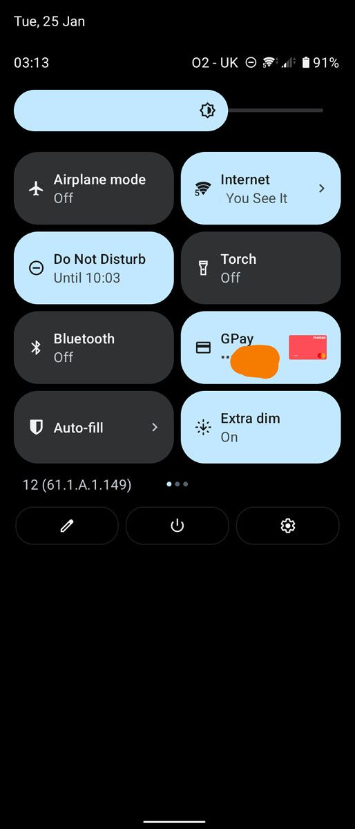 Sony's Android 12 update has separate toggles for Wi-Fi and Data