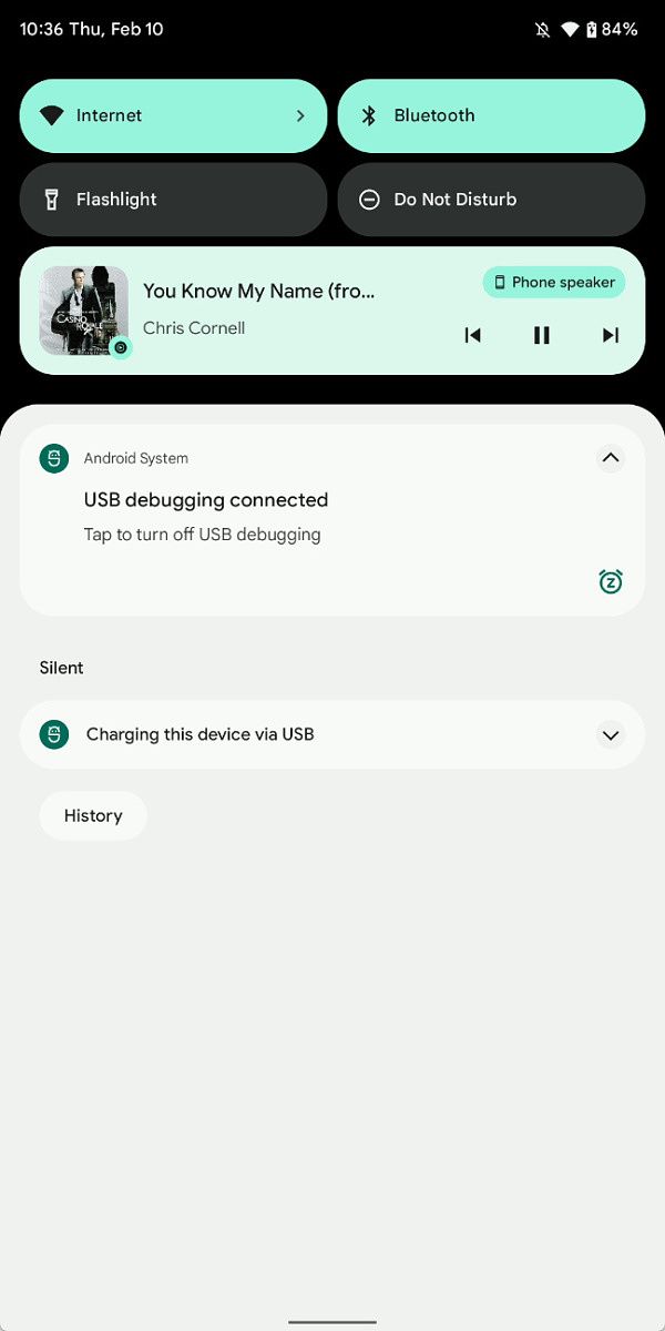 Android 13 DP1 brings a redesigned media player UI