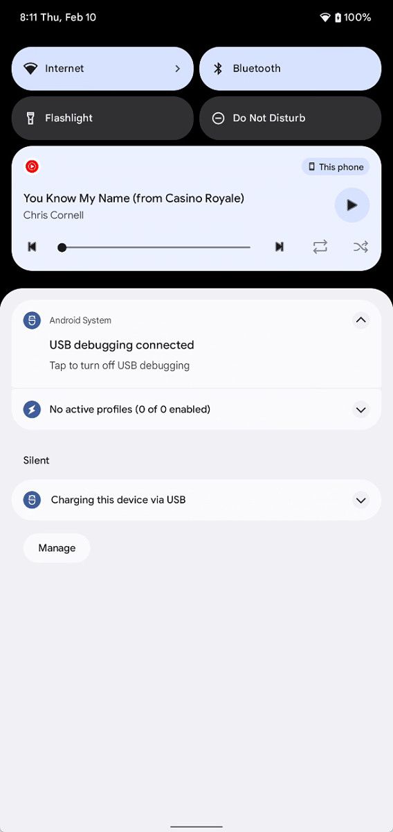 Android 13 DP1 brings a redesigned media player UI