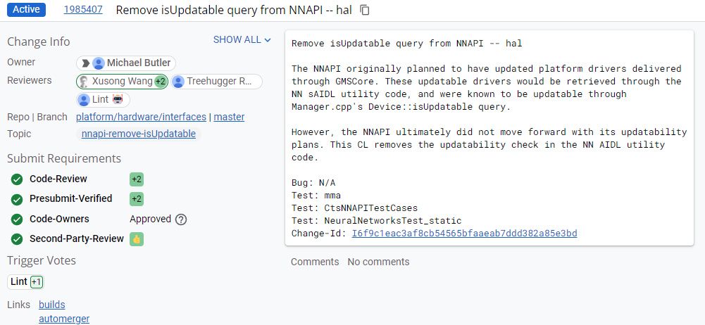 Google drops plans to make NNAPI drivers updatable through Google Play ...