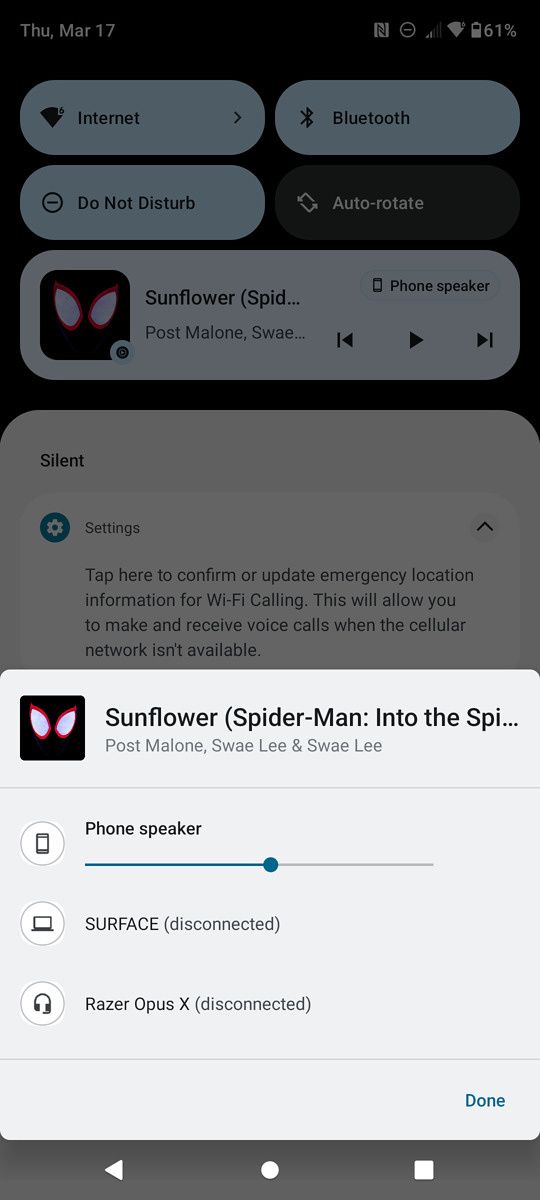 Android 13 DP2 updates media controls and output picker with new design