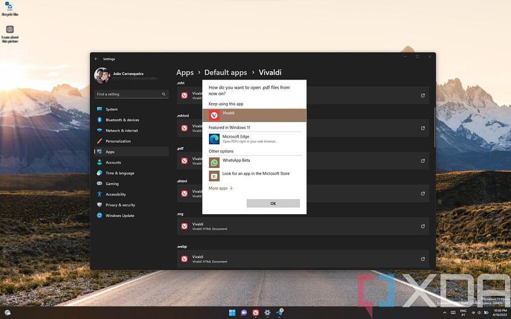 How to change the default browser in Windows 11