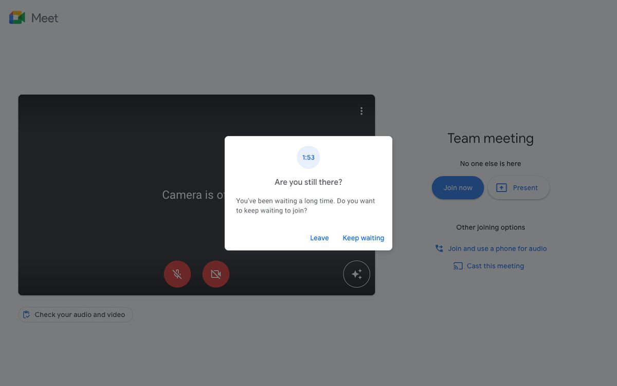Google Meet rolls out empty call reminders and unified "Host controls" menu