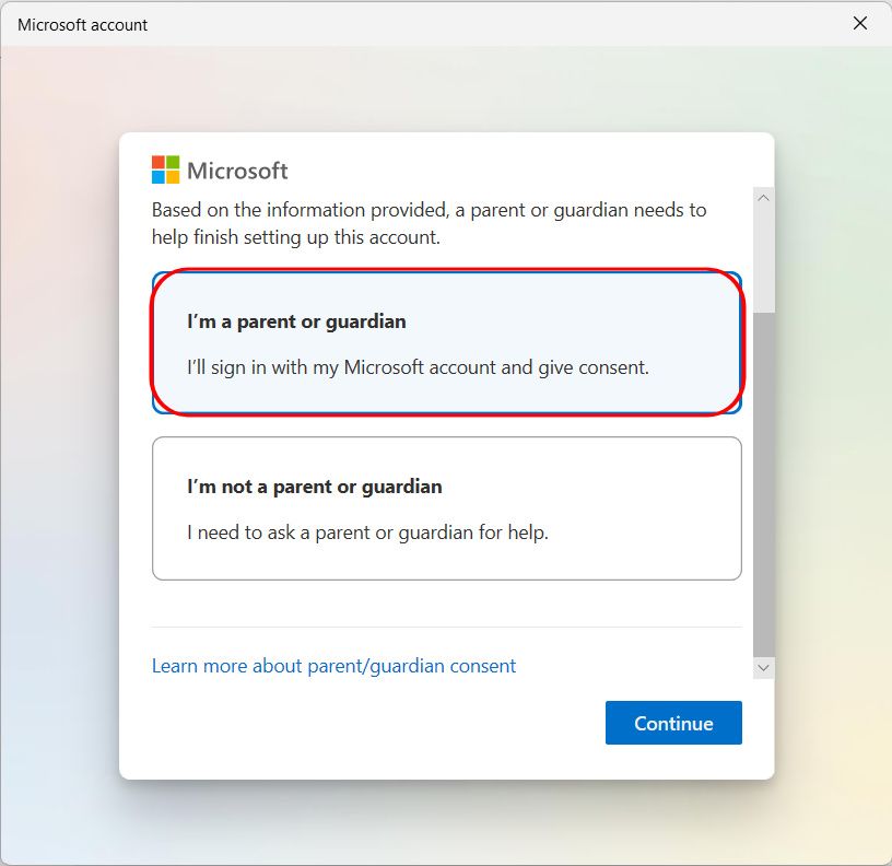 How to create and set up a child account in Windows 11