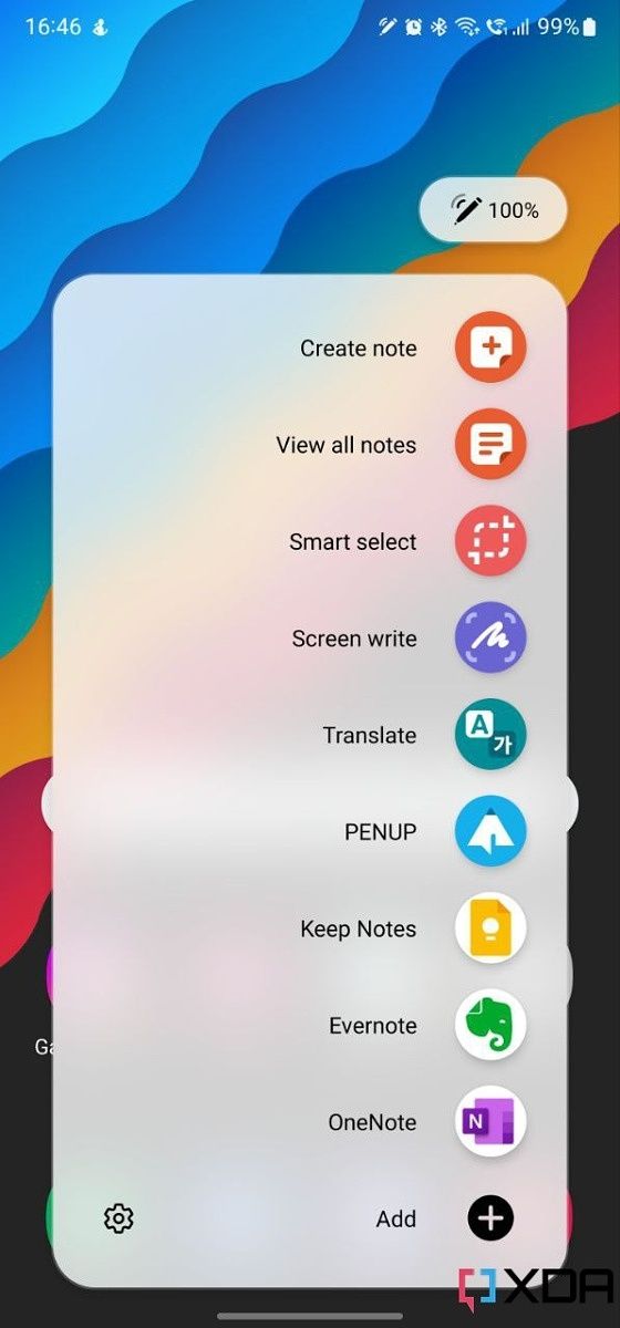 How to quickly take notes on the Galaxy S22 Ultra using the included S Pen