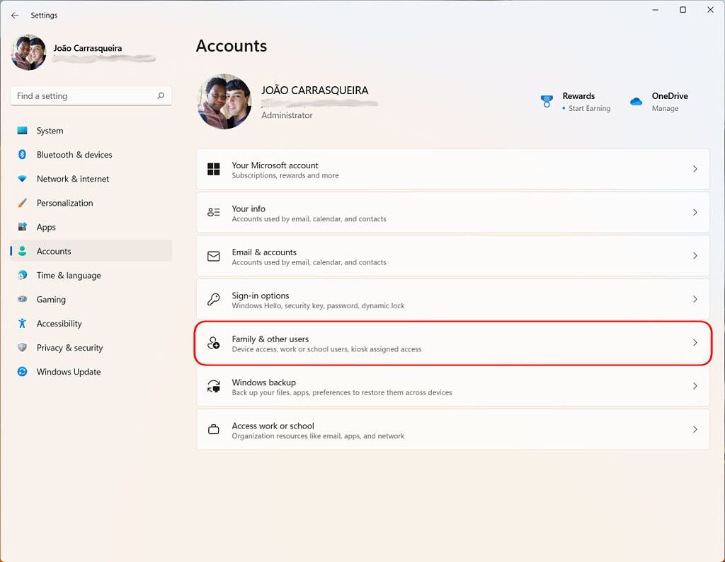 How to create and set up a child account in Windows 11