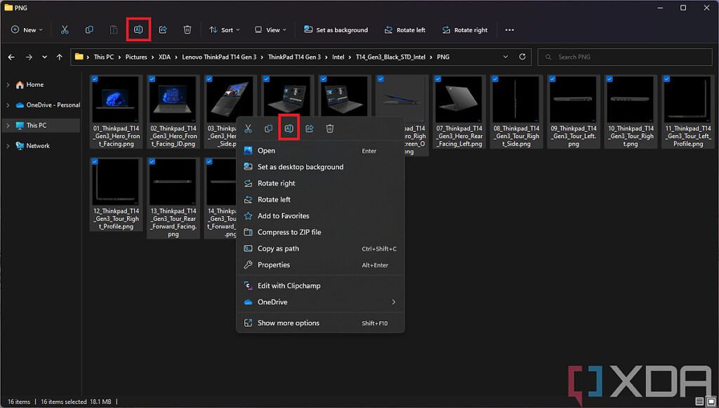How to batch rename files in Windows 11
