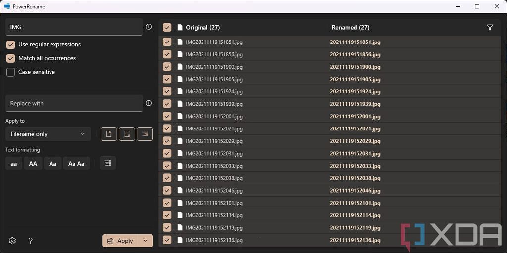 How to batch rename files in Windows 11