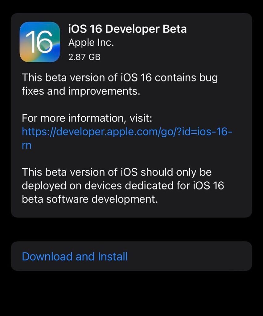 How to install iOS 16 beta on your compatible iPhone