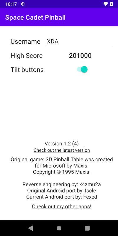 Modder has ported 3D Pinball for Windows – Space Cadet to Android