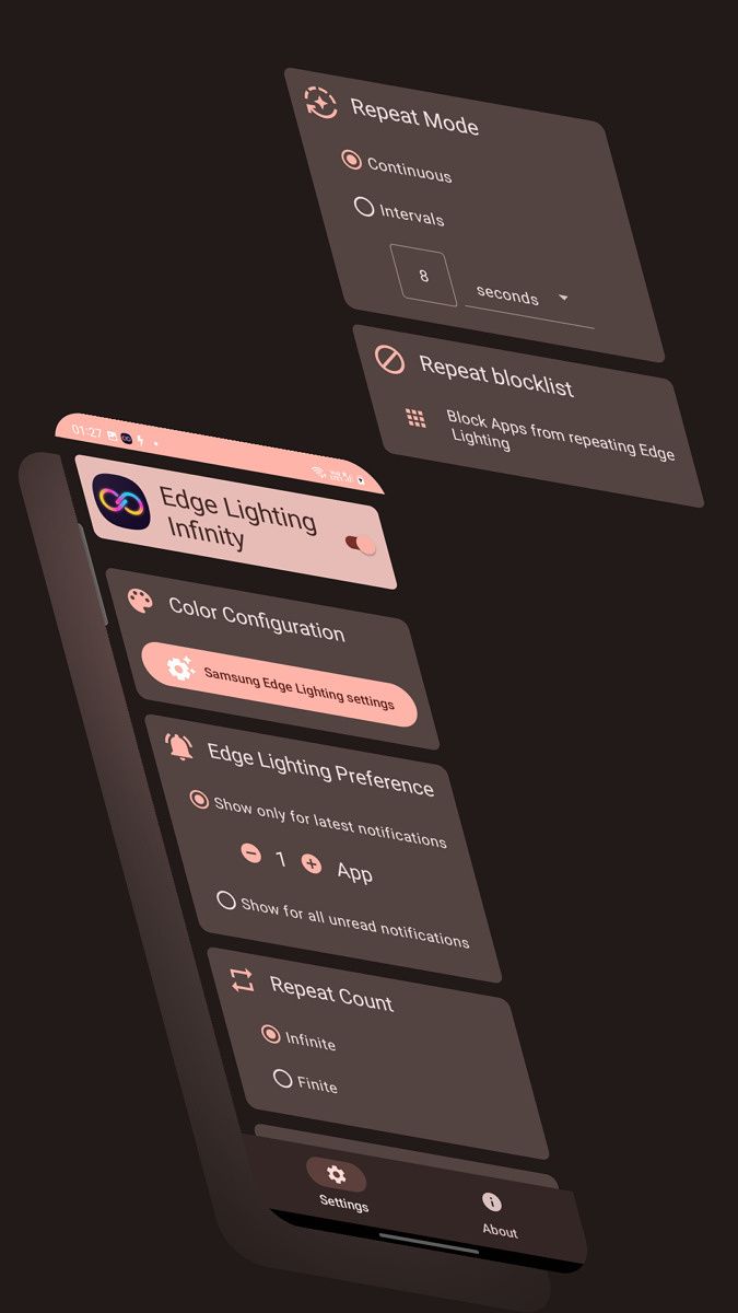 Level up Samsung's Edge Lighting feature with Edge Lighting Infinity
