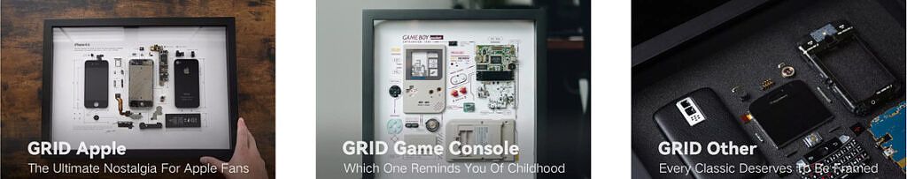 Grid 1 is the perfect frame to honor and immortalize the Original iPhone