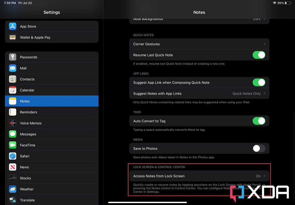 How to create a note on your locked iPad with a single Apple Pencil tap