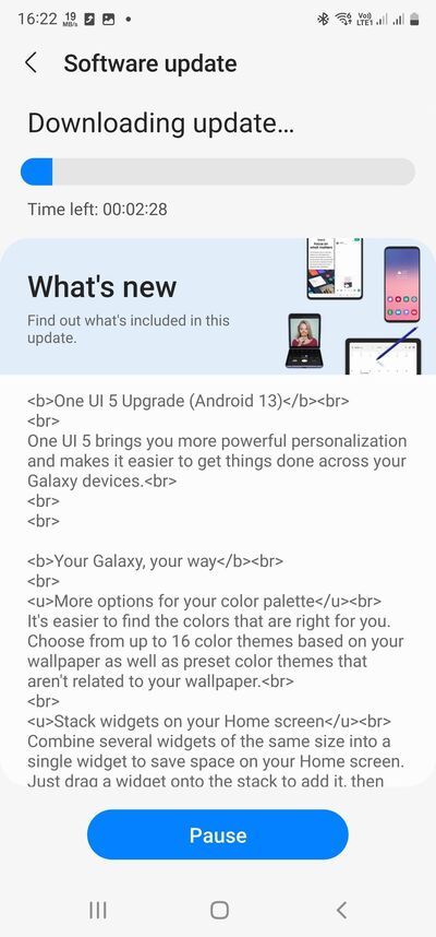 Samsung rolls out the second One UI 5 beta for the Galaxy S22 series