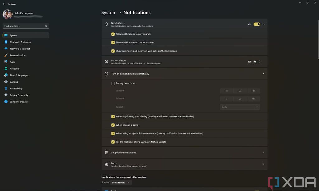 How to customize notification settings on Windows 11