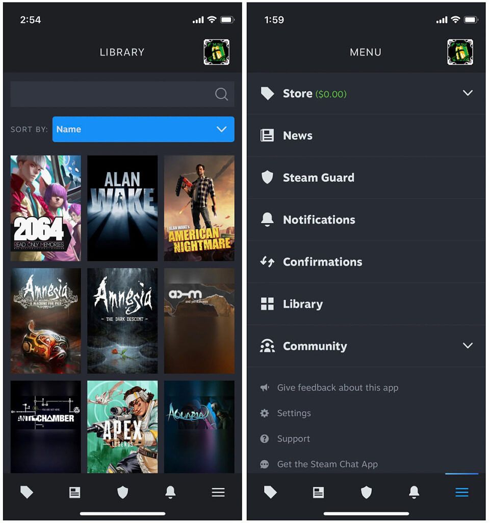 Steam remembers its prehistoric mobile app, overhauls it in latest beta