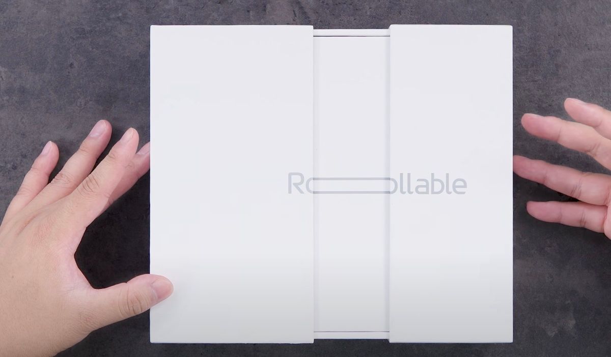 The canceled LG Rollable shows up in another hands-on video, and it ...