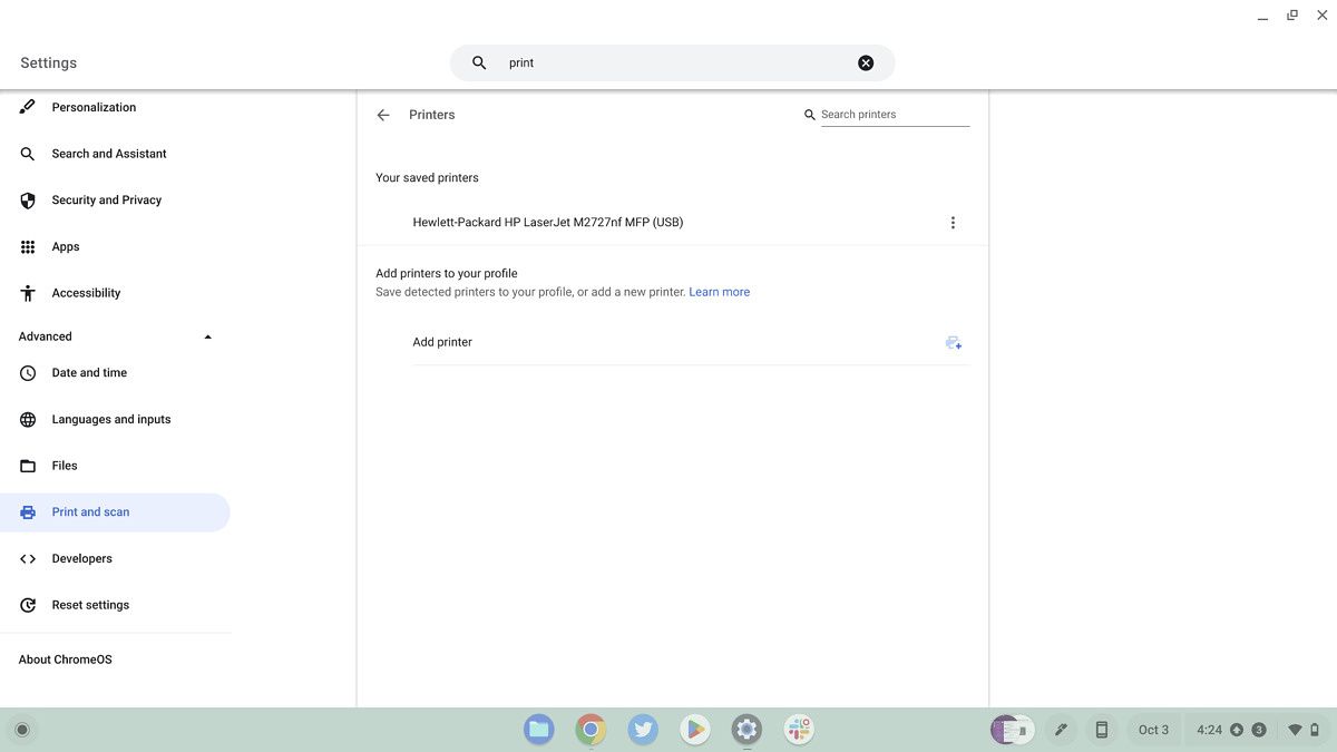 Can I print with a Chromebook?