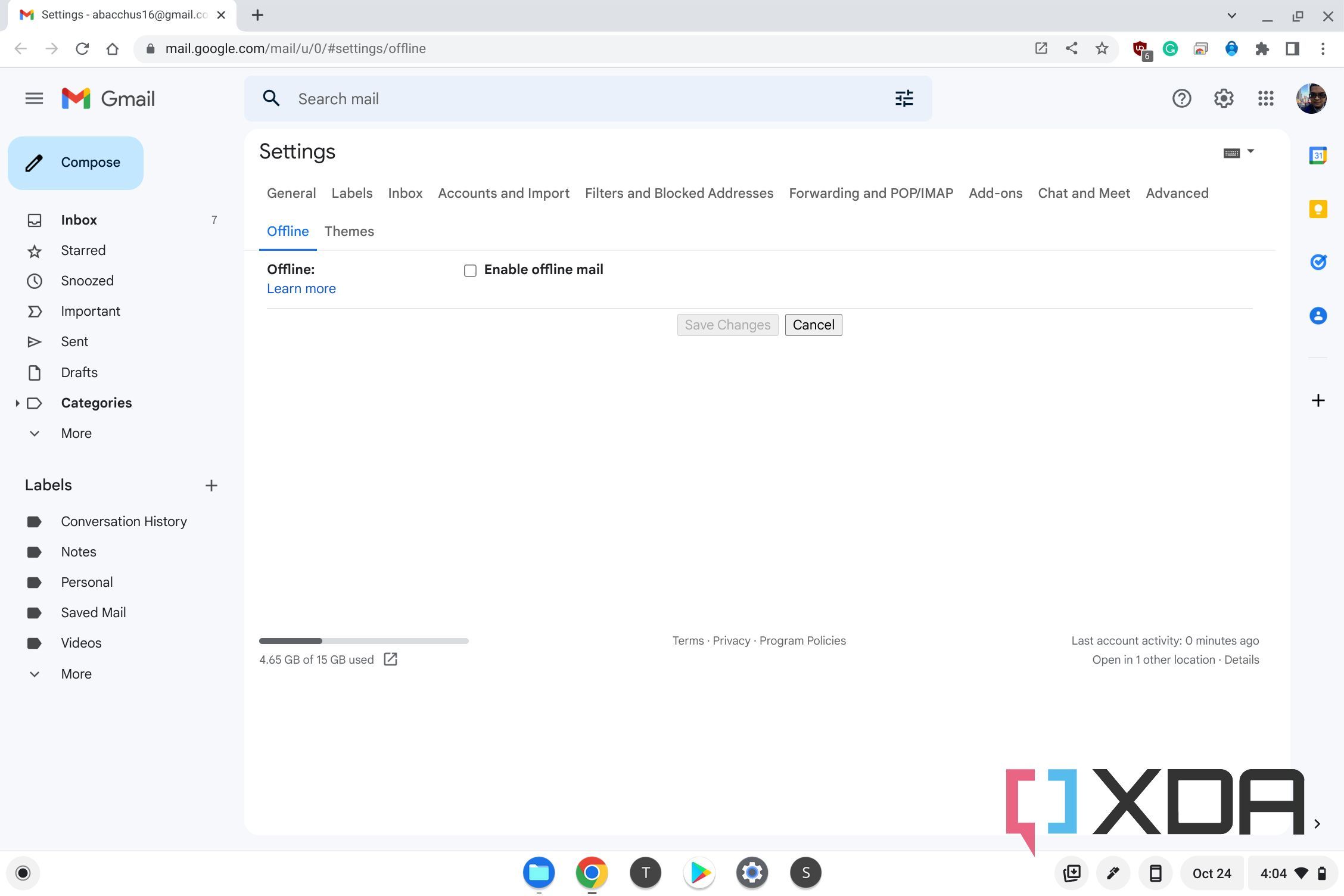 Does my new Chromebook or Chromebox work offline?